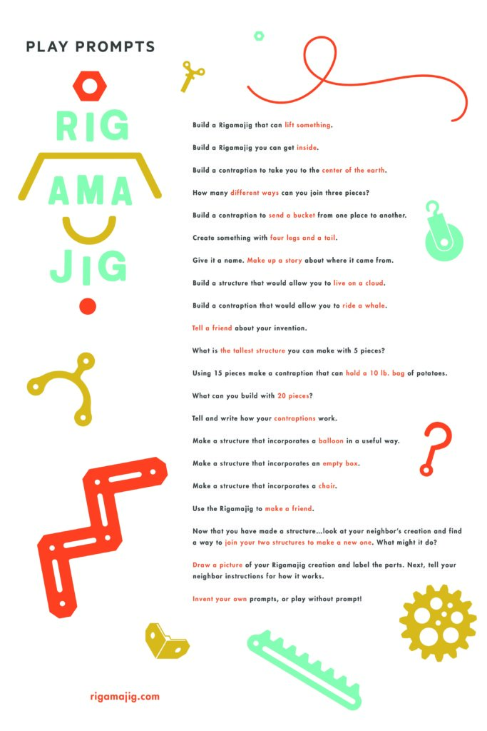 Play Prompts + Printable Resources - Rigamajig